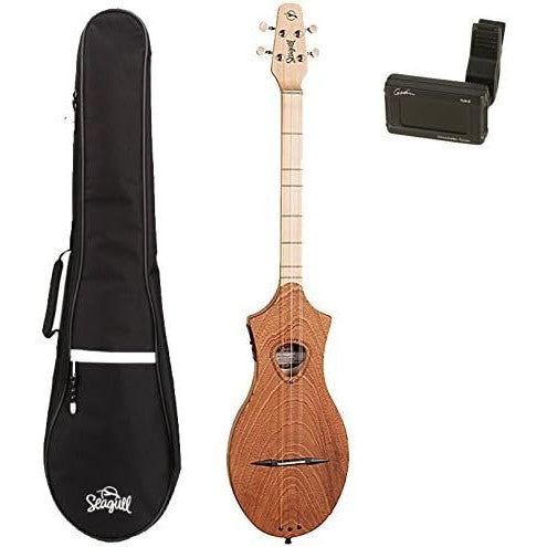 Seagull M4 Merlin Mahogany EQ Acoustic-Electric Dulcimer with Seagull ...