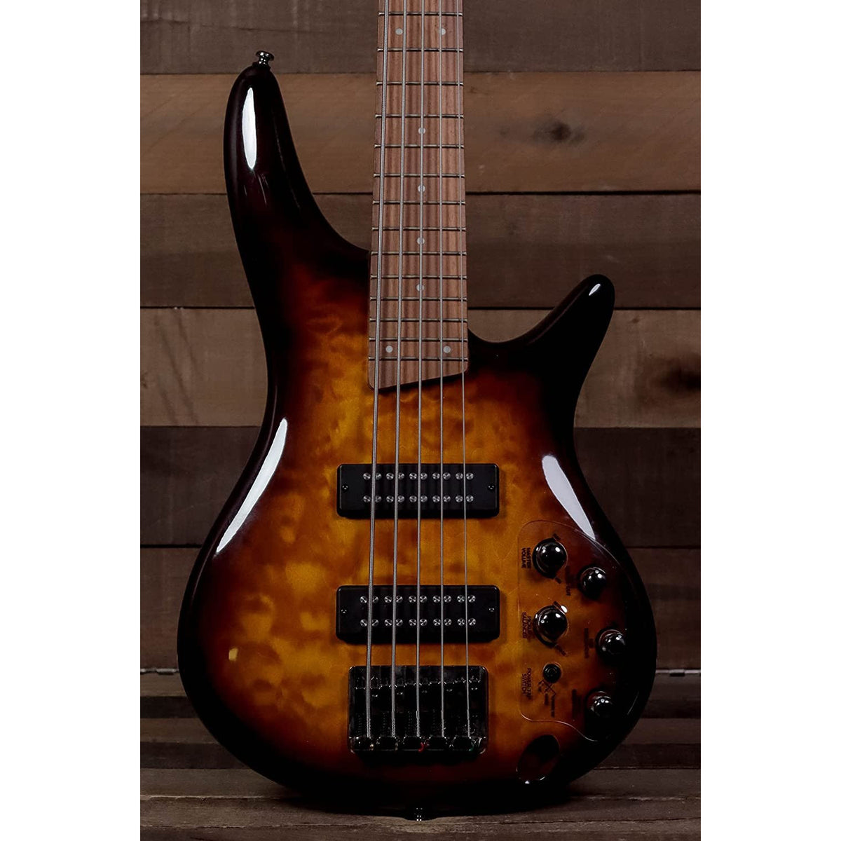 Ibanez SR405EQM Quilted Maple 5-String Electric Bass Guitar Dragon Eye ...