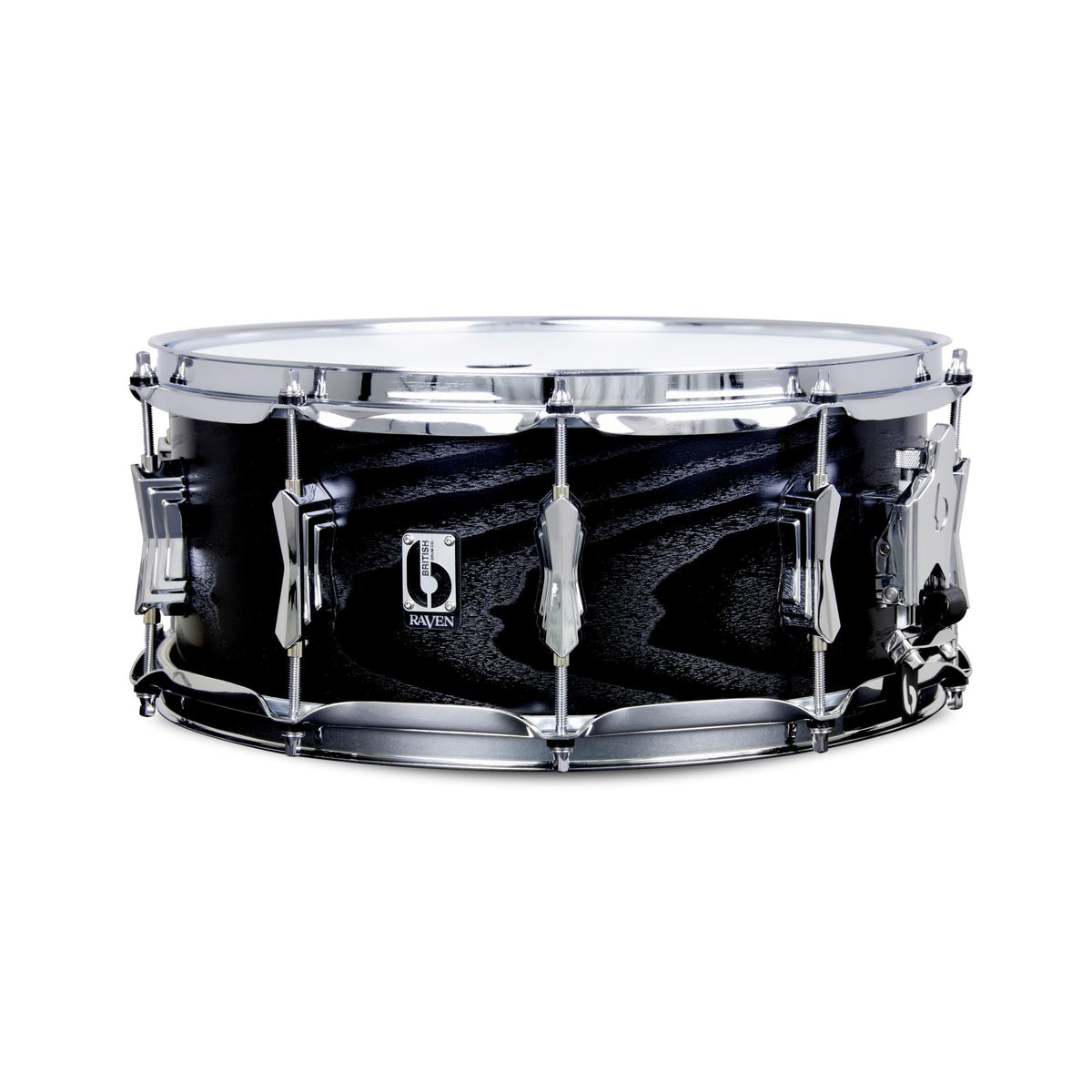 British Drum Co. RAV-14-6-SN Raven Series Snare Drum 14" x 6 ...