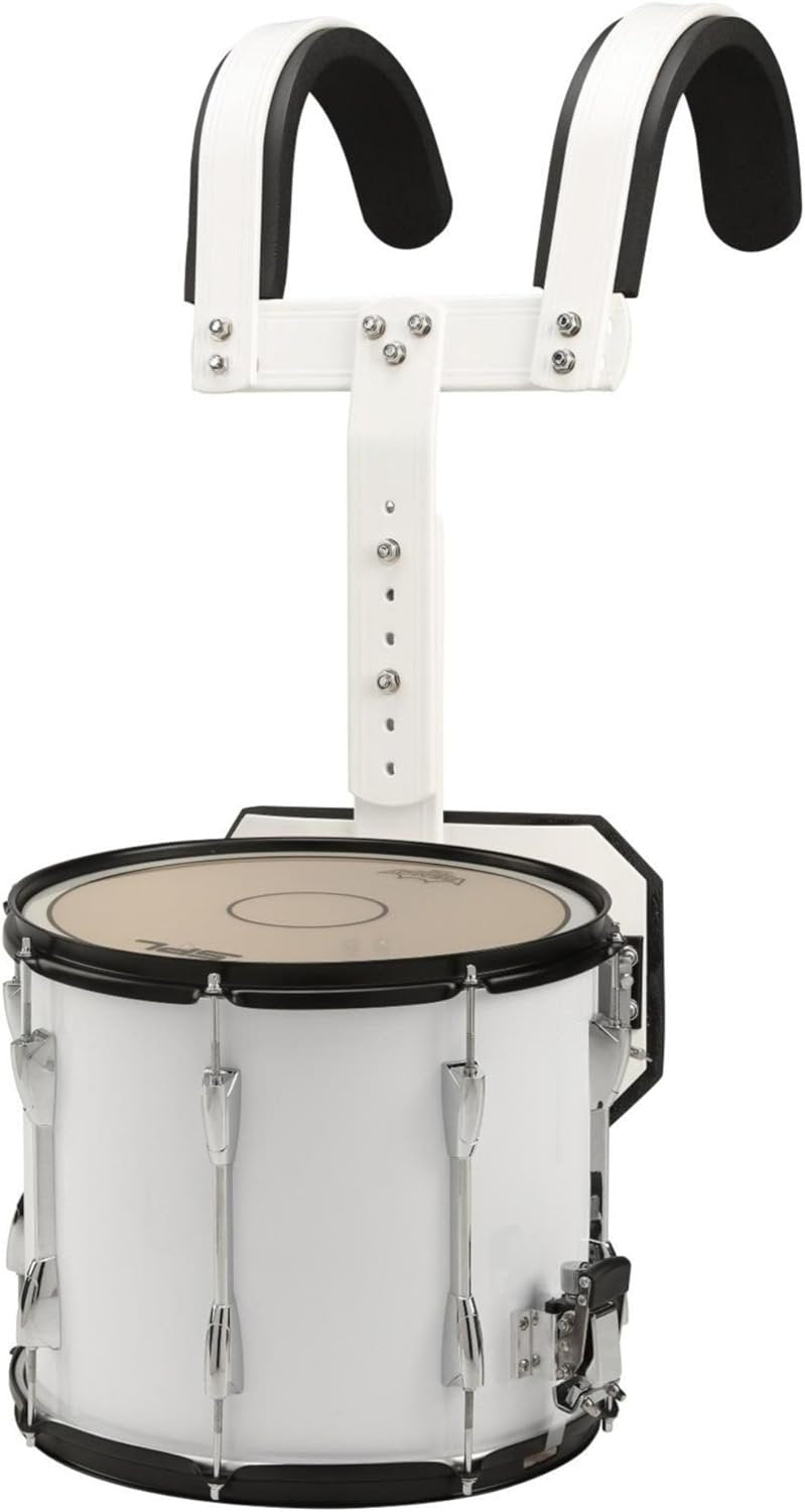 Sound Percussion Labs Marching Snare Drum with Carrier 13 x 11 in. Whi ...