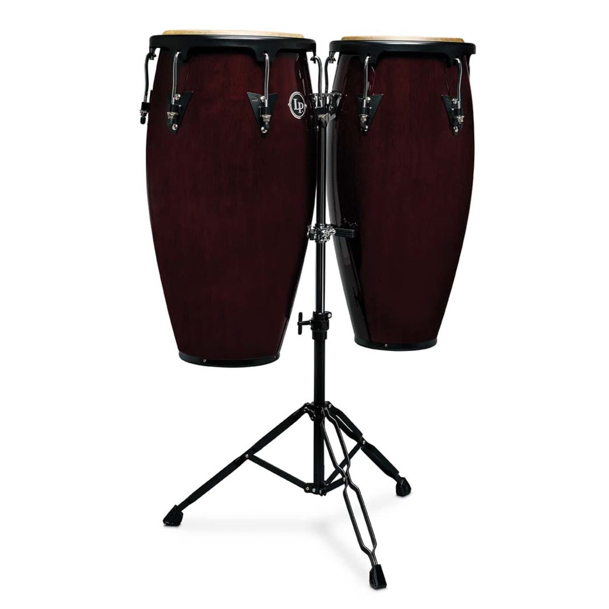 Latin Percussion LPA647-DW Conga Drum Dark Wood / Black — Pineville Music